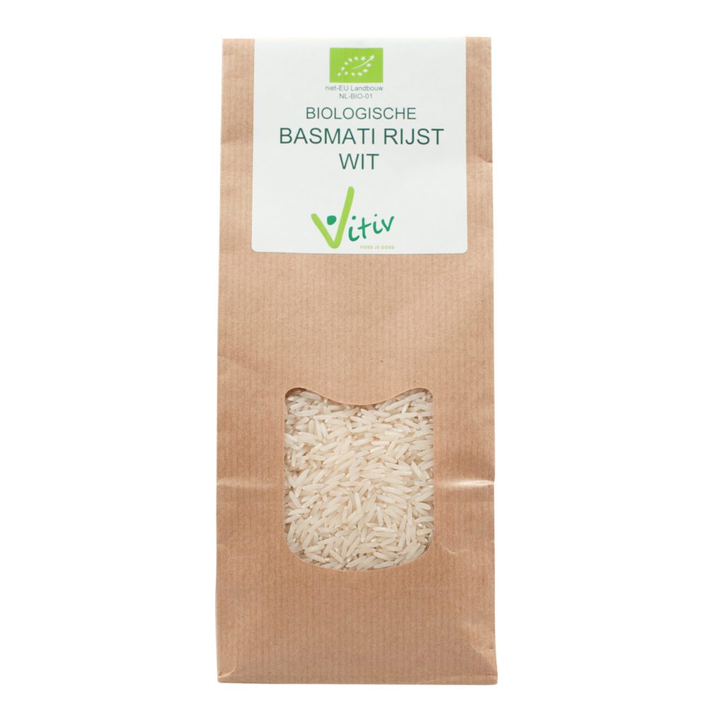 Biologische basmati rijst kopen? | Snel in huis met Vitiv.
