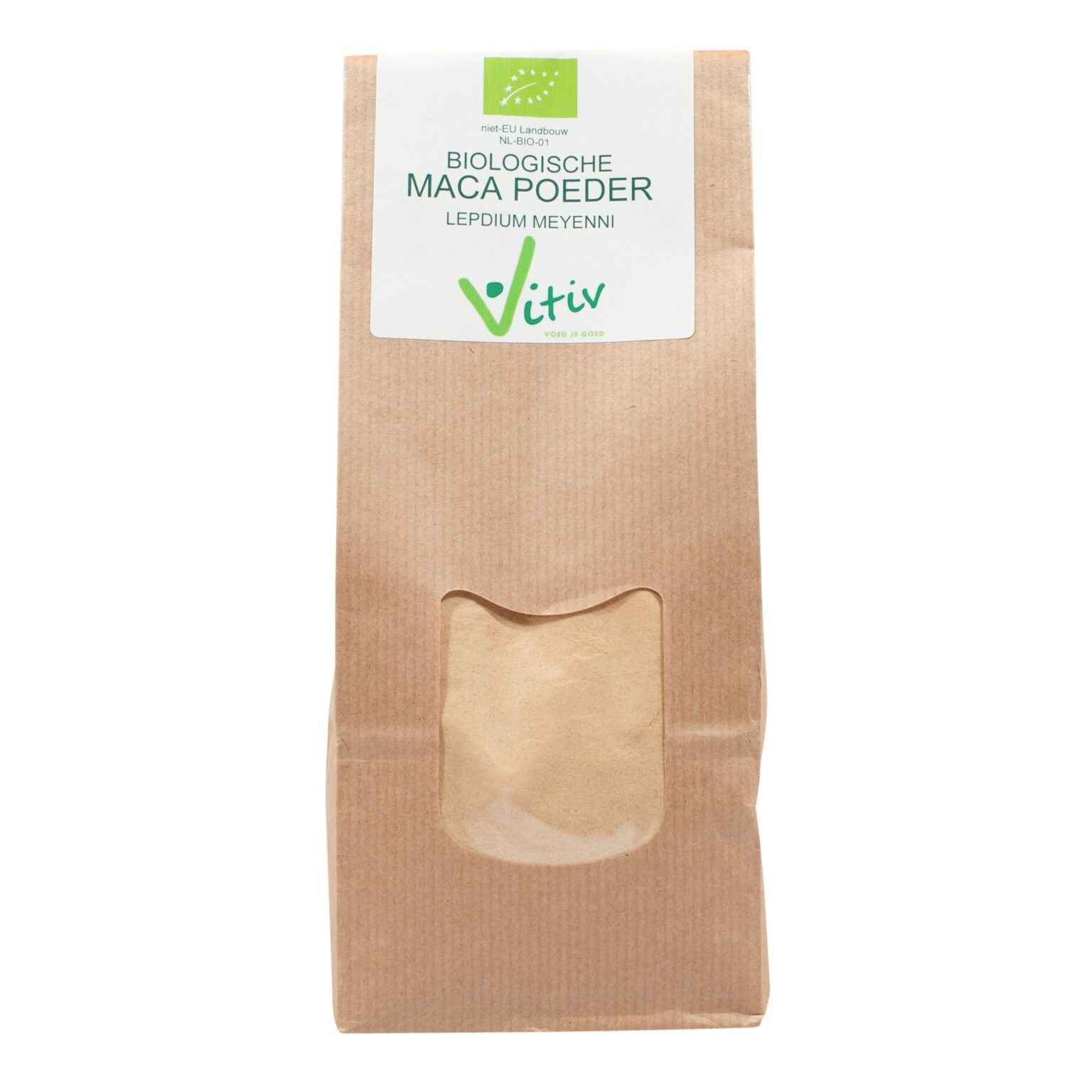 Maca poeder 500 gram - Vitiv.nl