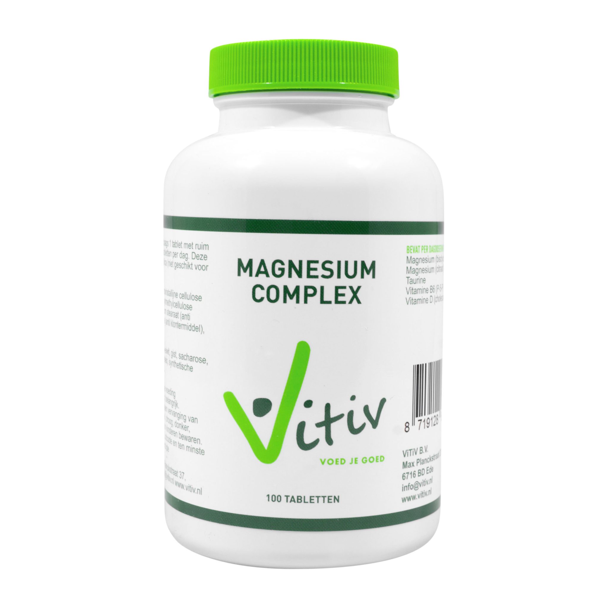 Magnesium Complex 100 tabletten - Vitiv.nl